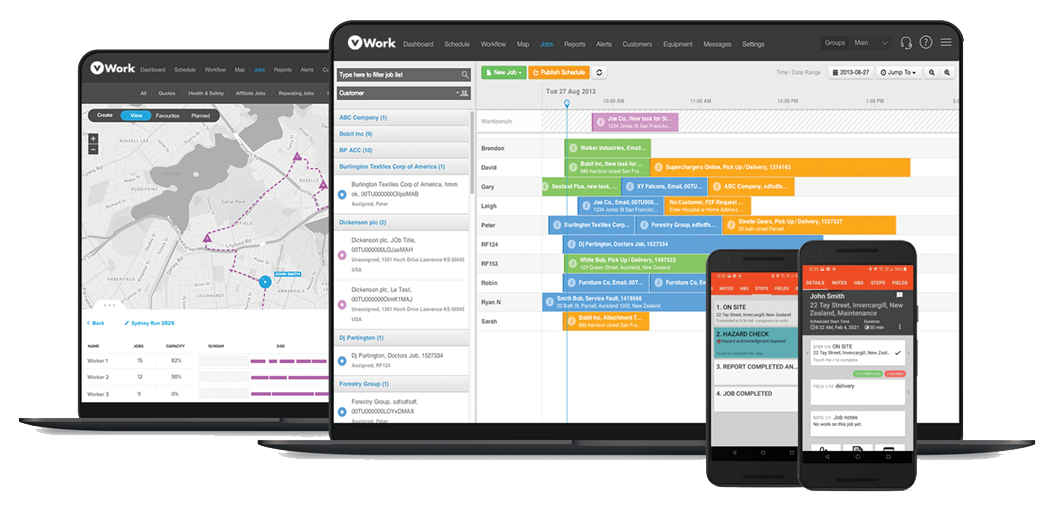 vWork | Software for field job scheduling and dispatch | Book demo